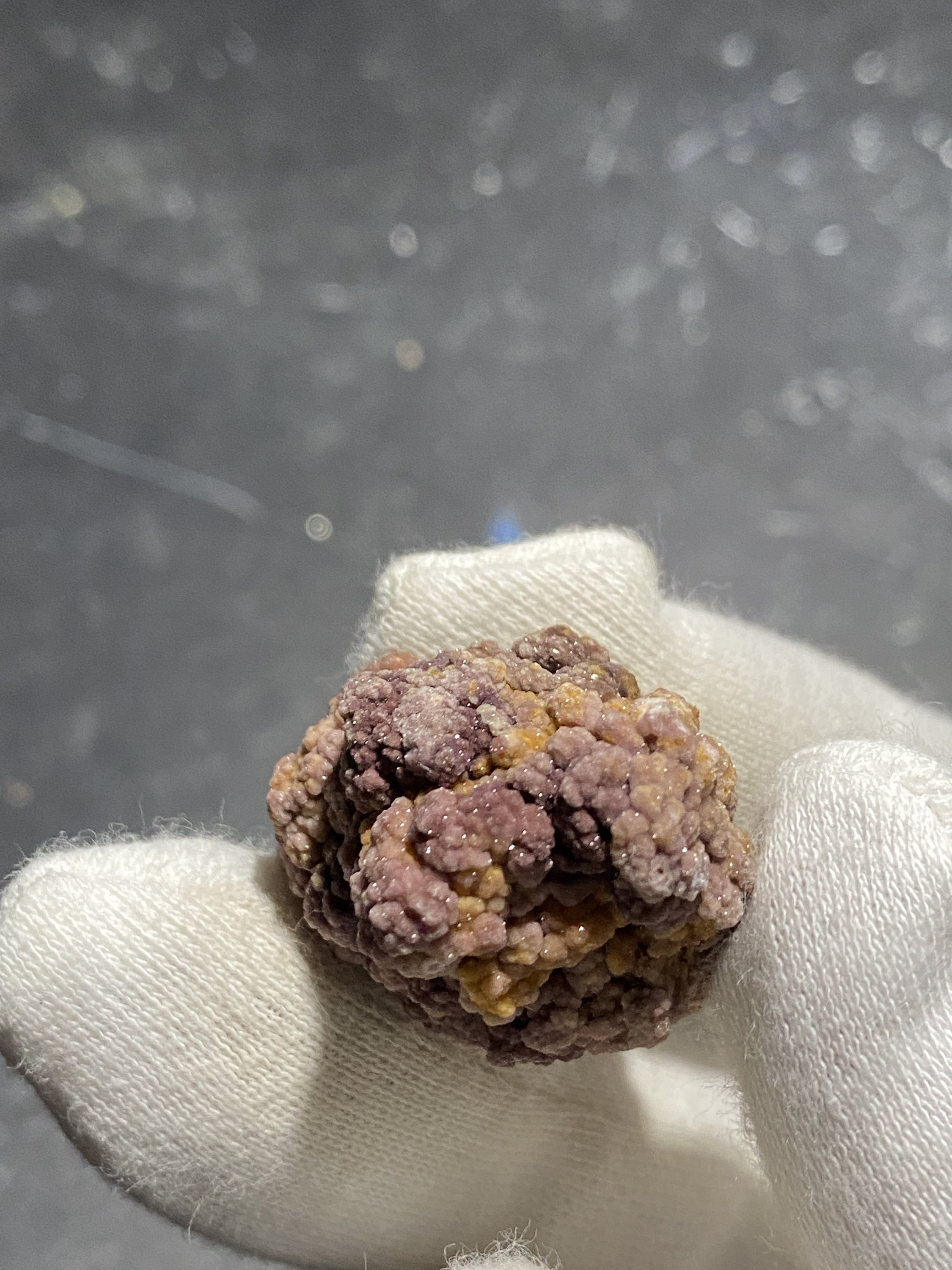 Cave Popcorn Calcite Mineral Specimen, Gypsum Crystals, Fluorescent ...