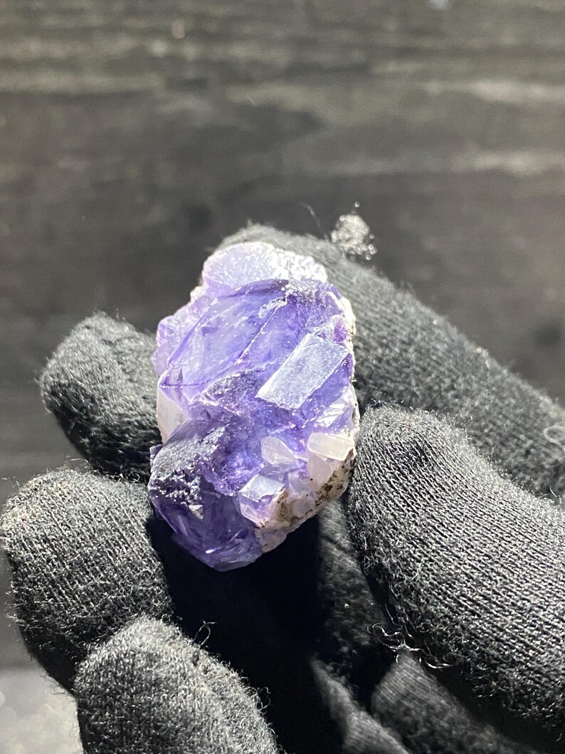 YGX Yaogangxian Purple Fluorite Purple Phantom Inclusions Crystal on ...