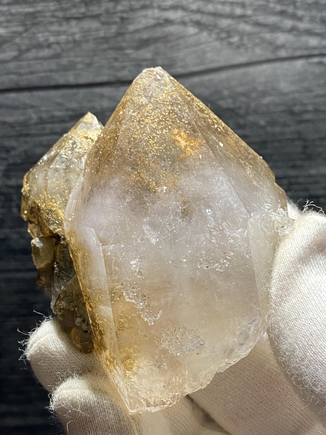 Rare Anhui Clear Quartz With Sepiolite – Crystal Mineral Specimen - Etsy