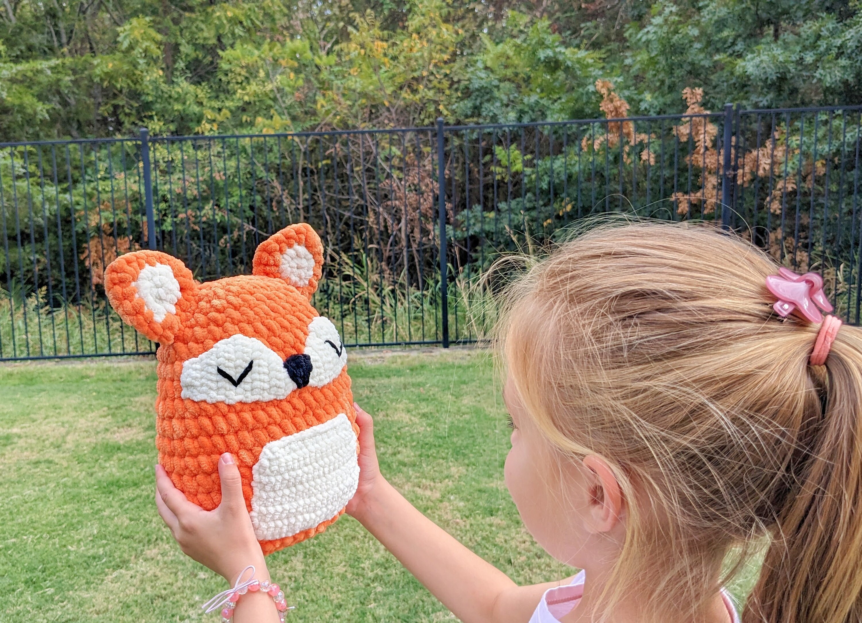 Plush Fox Pattern, Fox Pillow, Crochet Pattern - Etsy
