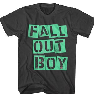 FALL OUT BOY T-shirt Scrabble Logo Rock Punk Music Shirts - Etsy