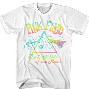 PINK FLOYD DSOTM Pastel Faces Rainbow Prism Logo Shirts - Etsy