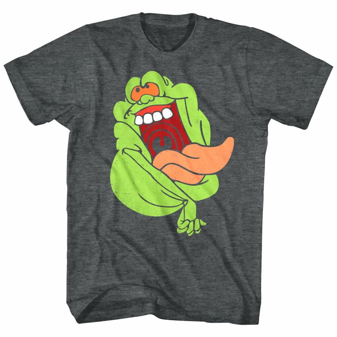 GHOSTBUSTERS Shirt Happy Slimer Ghost Graphic Tees - Etsy