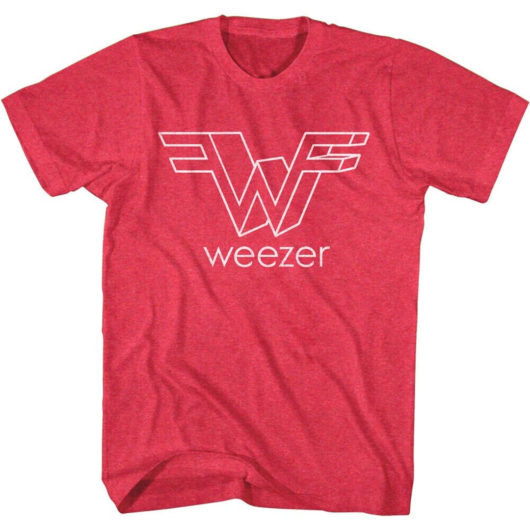 WEEZER T-shirt 3D Logo Rock Band Merch Tees - Etsy