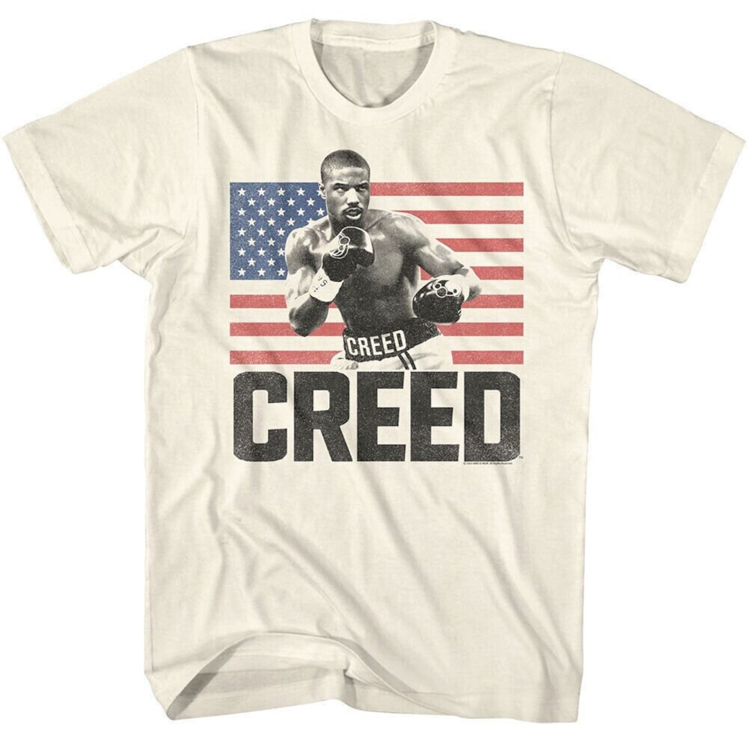 Adonis CREED T-shirt American Hero Star Spangled Rocky Balboa Boxing ...