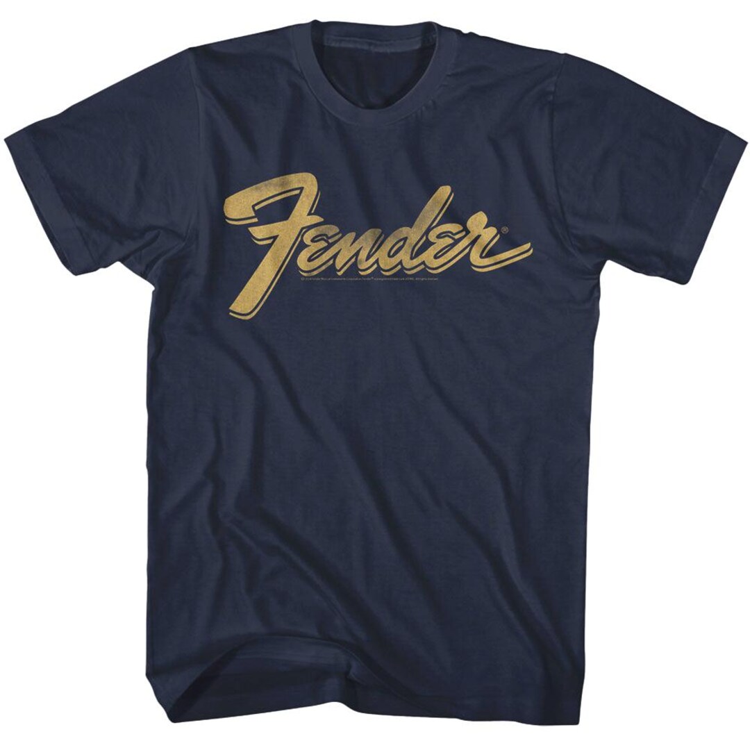 Fender Men's Shirt Faded Logo Gift for Guitarist Graphic Tees - Etsy