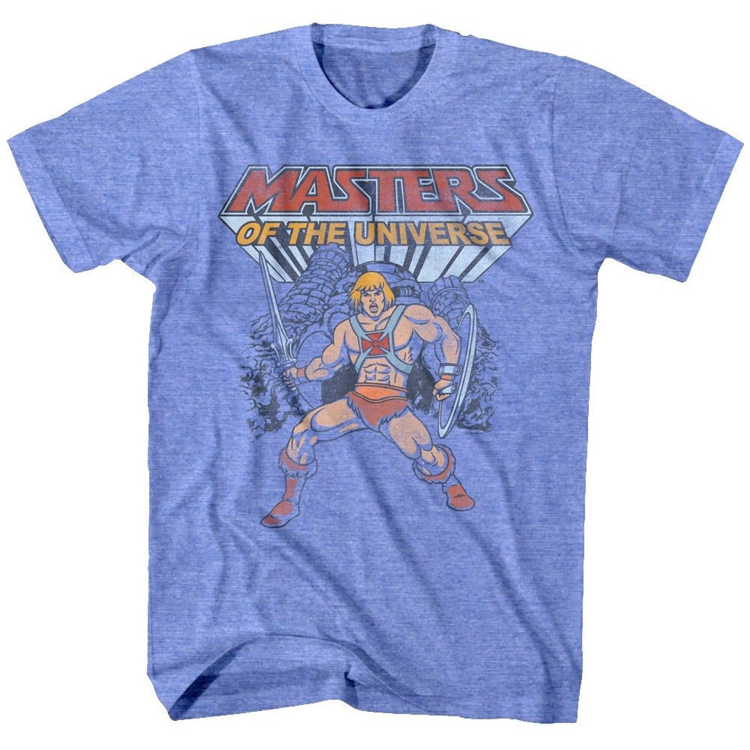 He-man Men's T-shirt Guarding Castle Grayskull Retro Cartoon Tees - Etsy