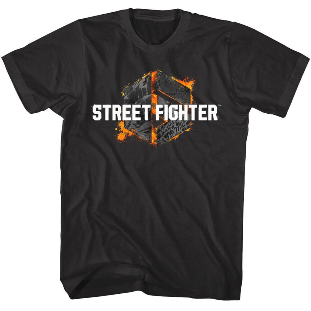 Street Fighter 6 Graffiti Logo T-shirt Capcom Playstation Video Game ...