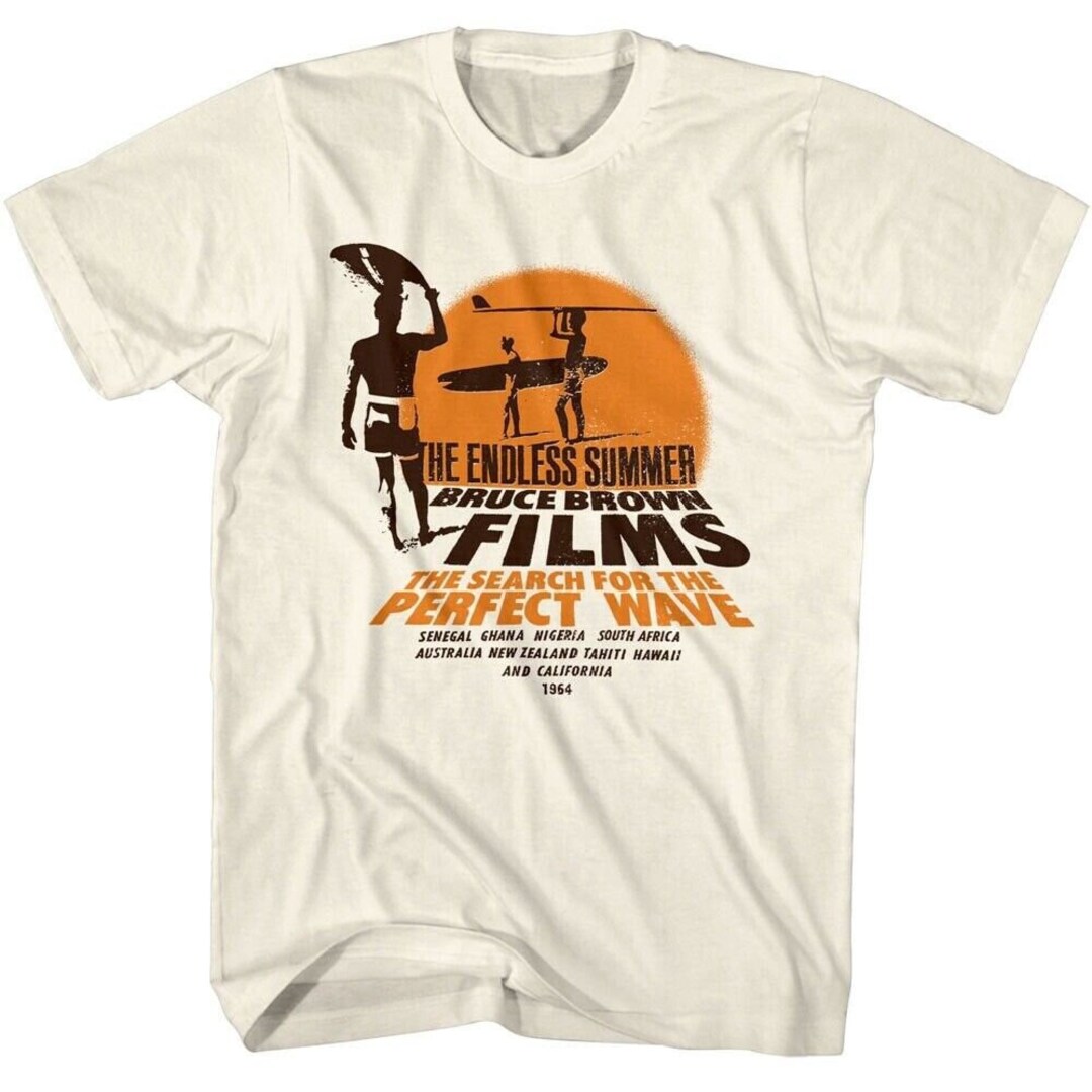 Endless Summer T-shirt Perfect Wave Men's Vintage Movie Tees - Etsy