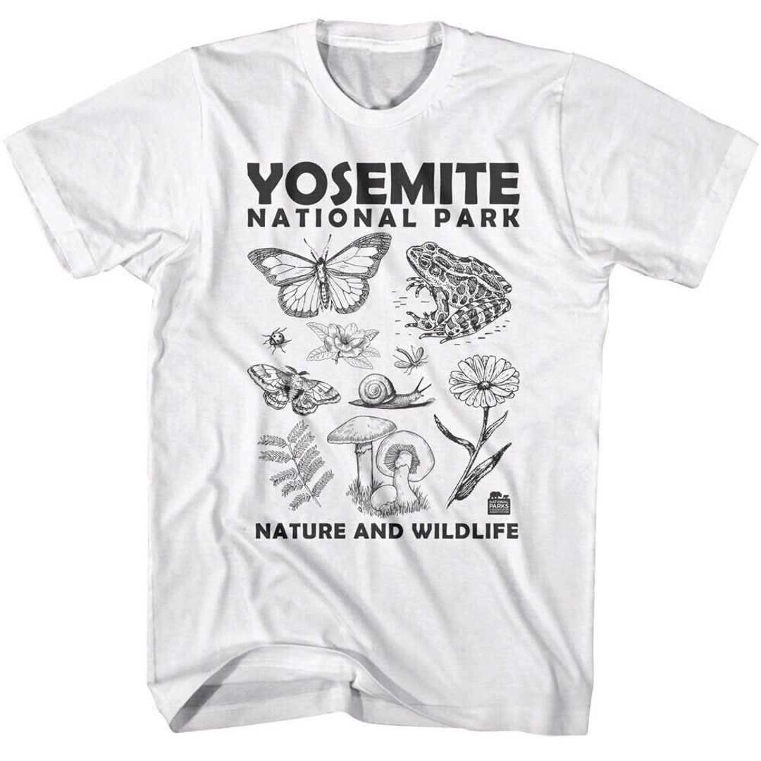 YOSEMITE PARK T-shirt Nature & Wildlife Merch Big and Tall Shirts - Etsy
