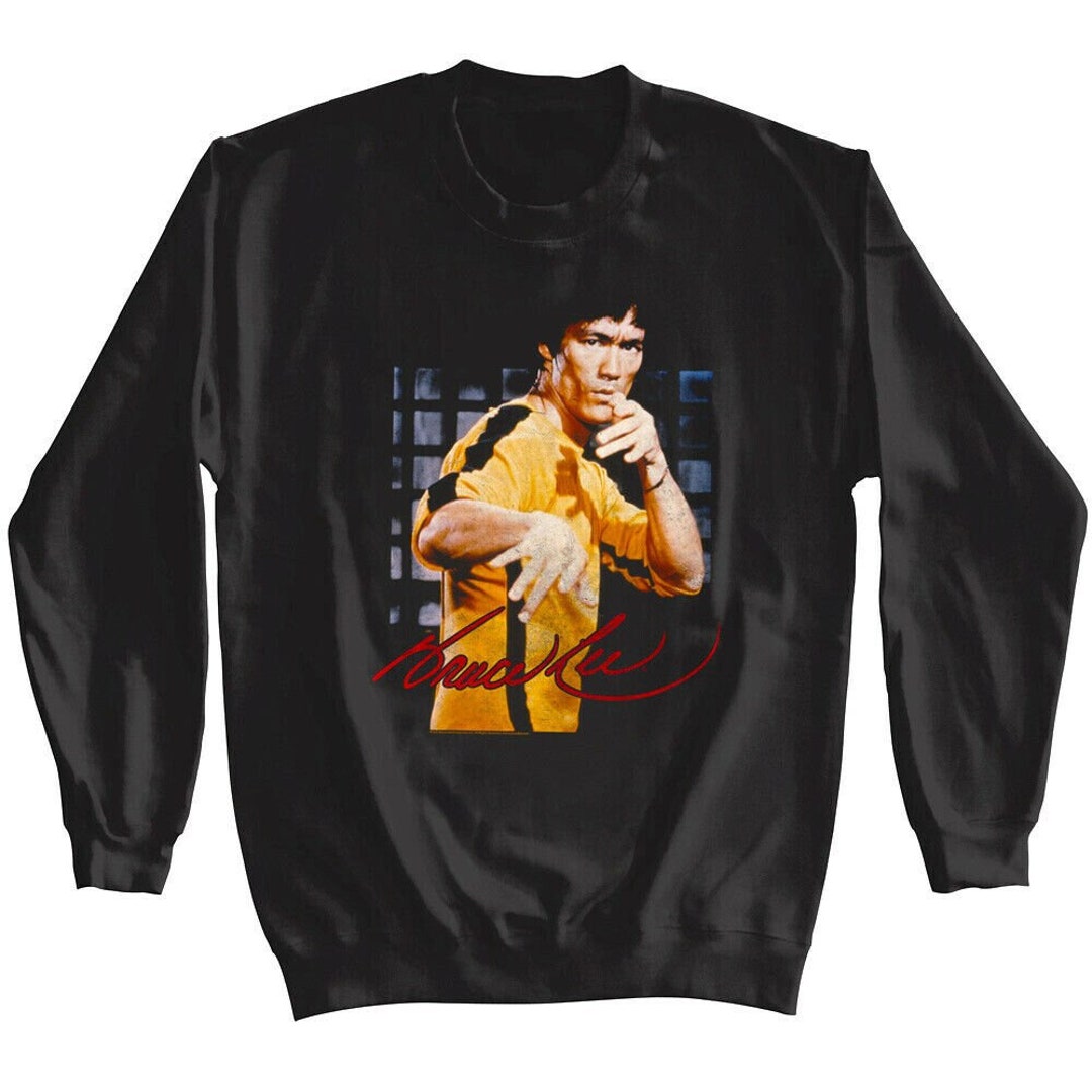 Bruce Lee Sweatshirt Autograph Icon Legend Men's Sweaters - Etsy