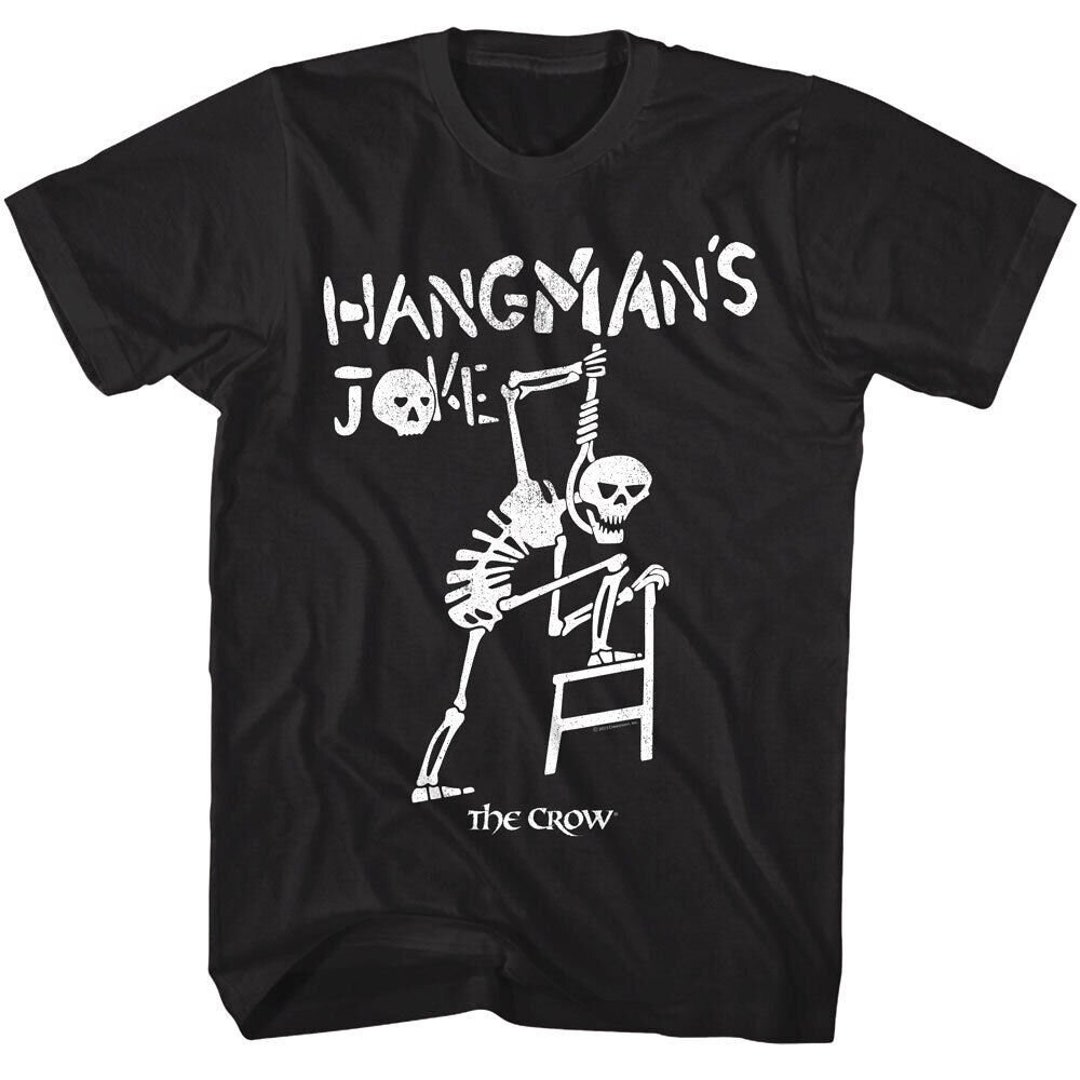 THE CROW T-shirt Hangman's Joke Skeleton Noose Graphic - Etsy