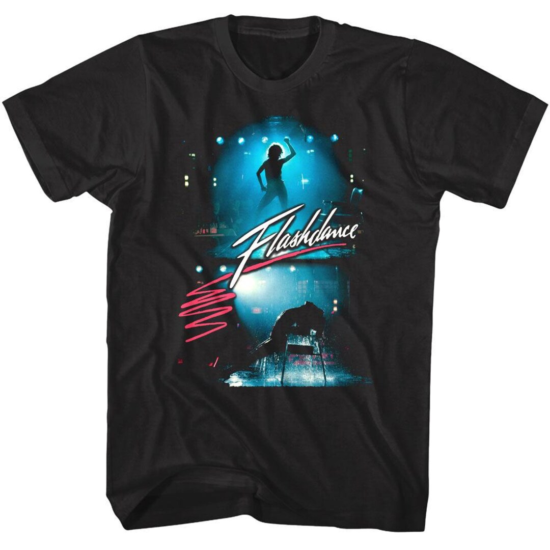 Flashdance Movie T-shirt Water Chair Dance 80's Film Graphic Tee - Etsy