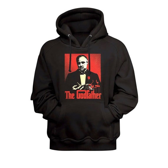 THE GODFATHER Hoodie Don Corleone Red Aura Vintage Sweater THE GODFATHER Hoodie Don Corleone Red Aura Vintage Sweater