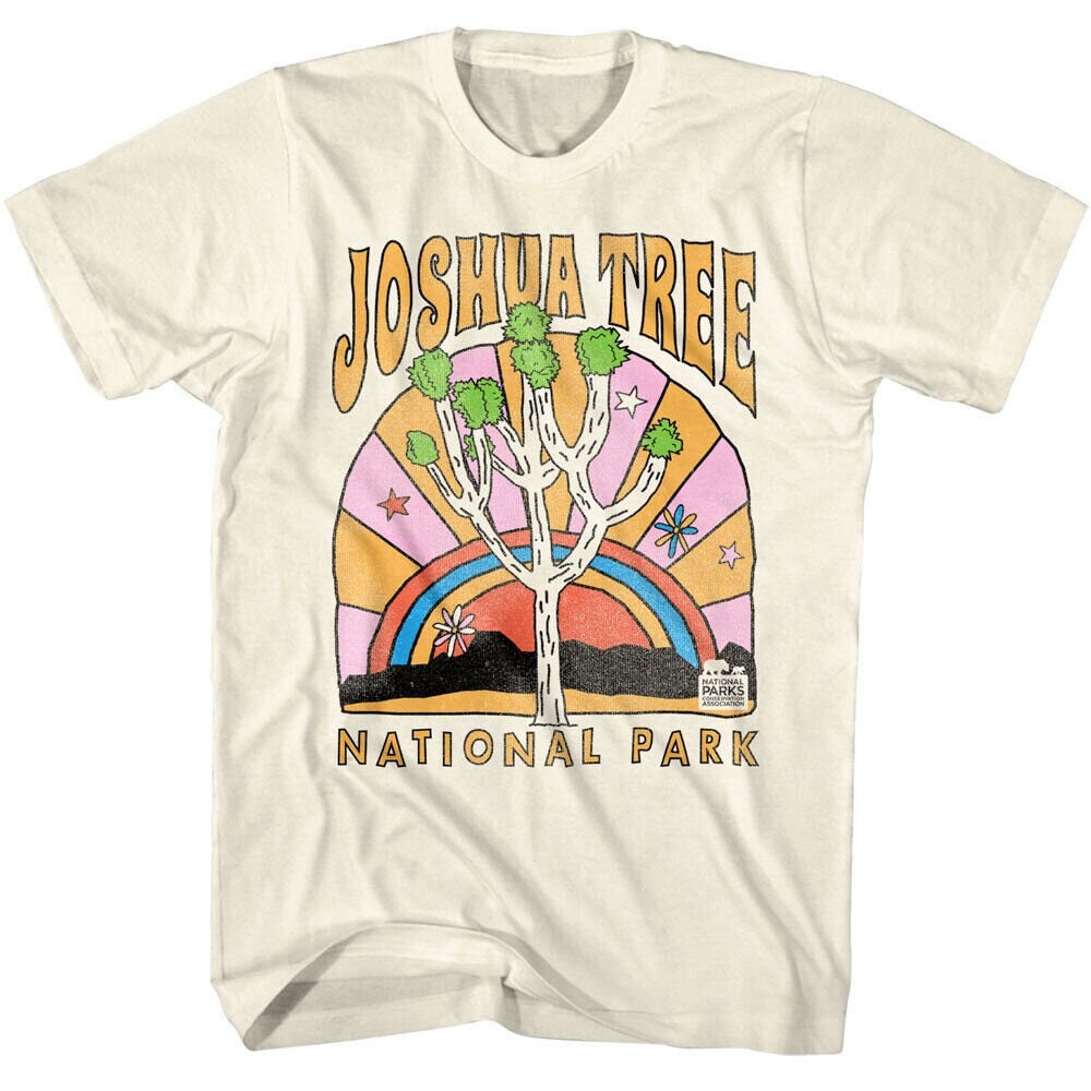 Joshua Tree T-shirt Hippie Rainbow Merch Tees - Etsy