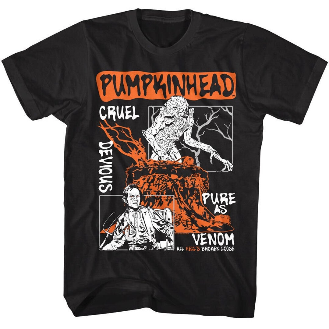 PUMPKINHEAD T-shirt Big and Tall Orange Logo Movie Shirts - Etsy