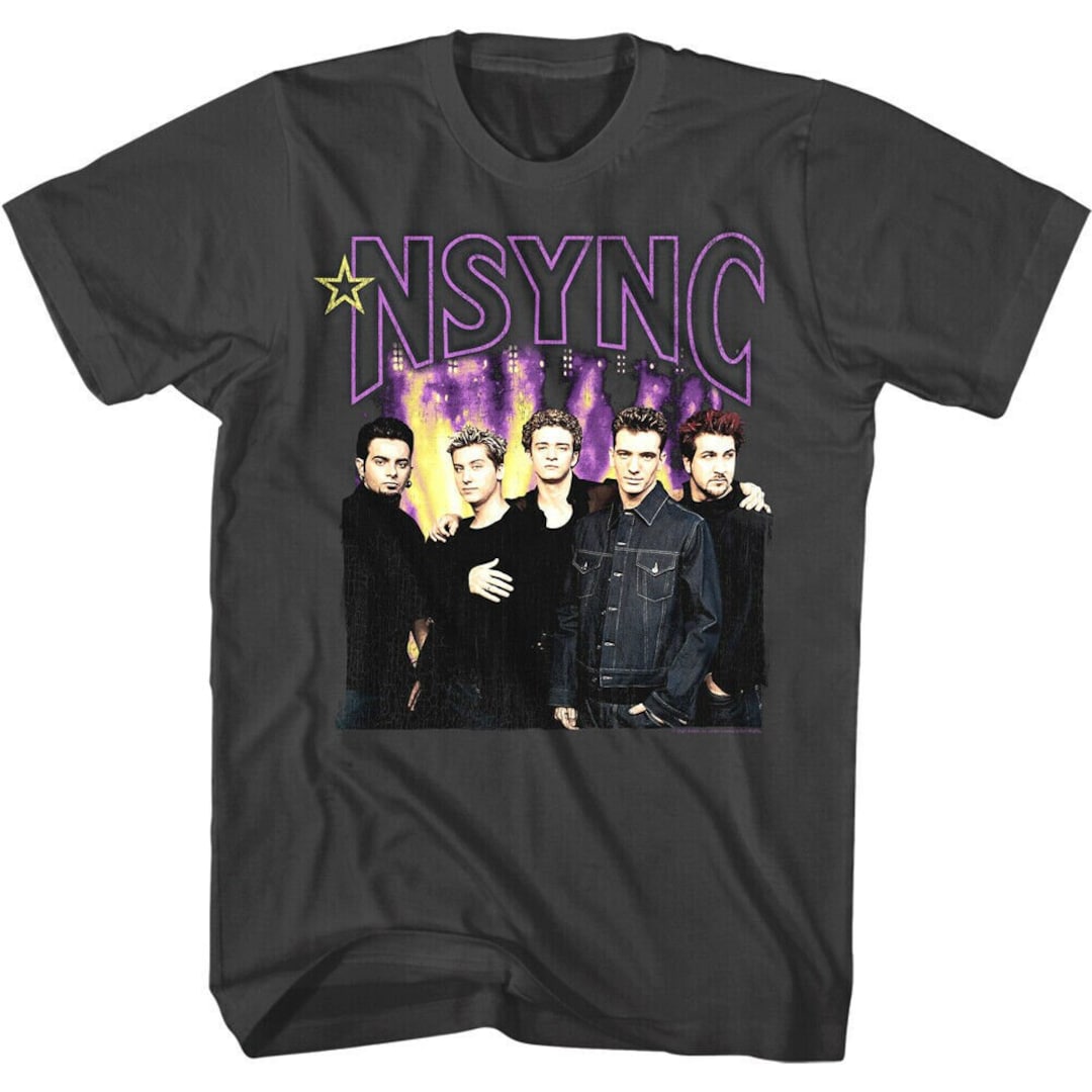 NSYNC T-shirt Members Concert Spotlights Poster Shirts - Etsy