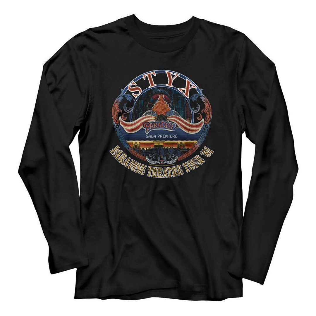 Styx Long Sleeve Shirt Paradise Theatre Tour 1981 Retro Tees - Etsy