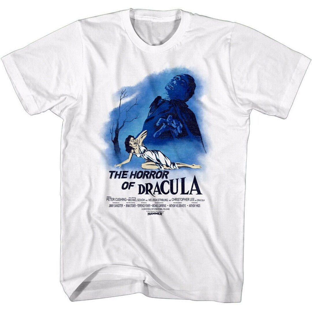 The Horror of Dracula T-shirt Vampire Movie Graphic Tees - Etsy