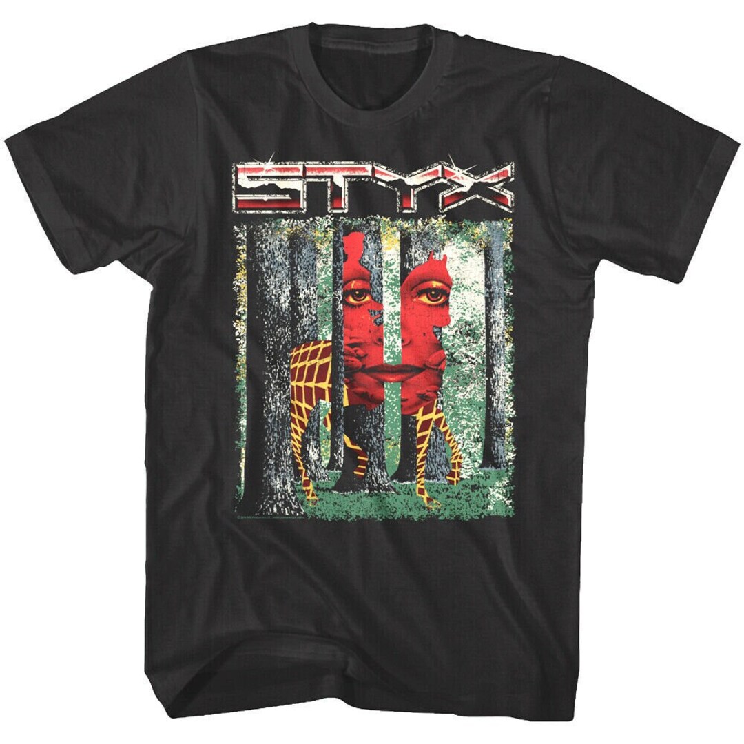 Styx Band Shirt Grand Illusion Album Cover Men's Retro Tees - Etsy