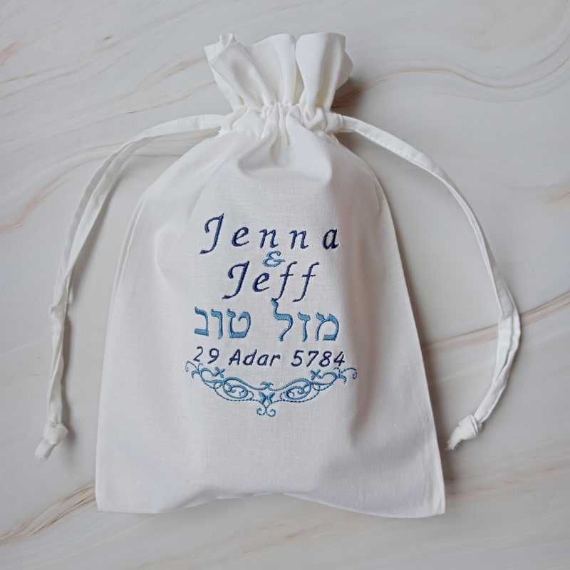 Wedding Glass and Pouch - Etsy UK