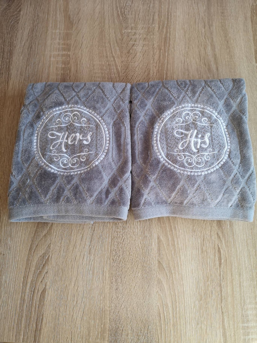 Personalised Cotton Anniversary Gift Face Cloth, Embroidered Flannel ...