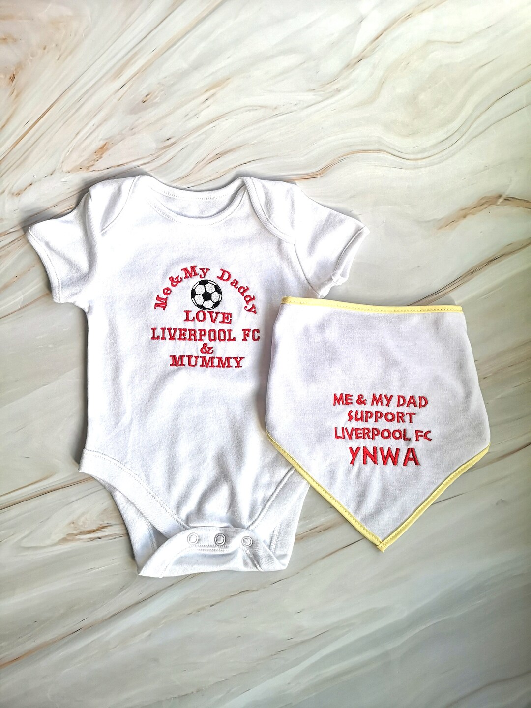 Baby Liverpool Gift Bodysuit With Bib, Liverpool Baby Clothes ...