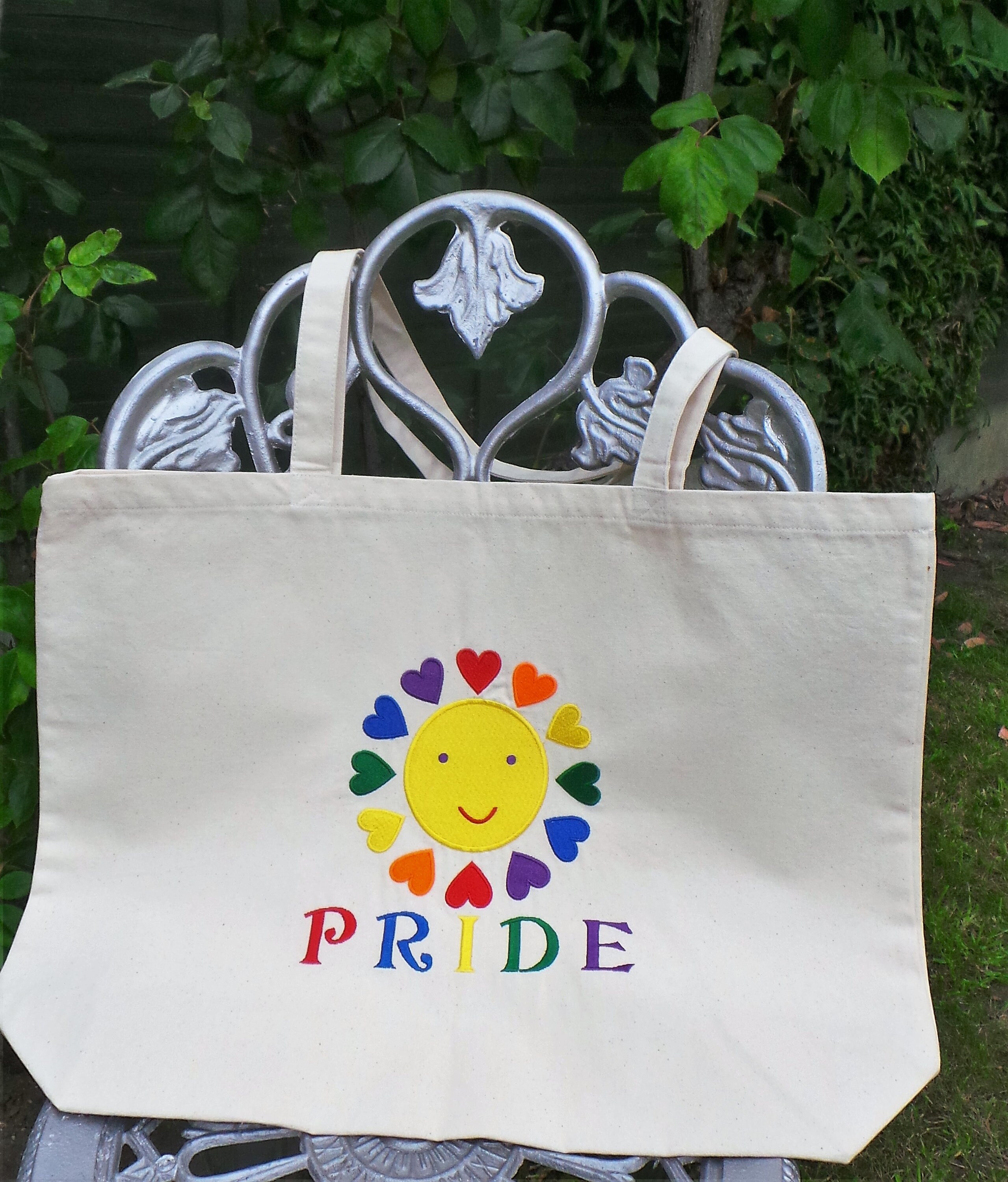 Large Rainbow Pride Bag Gay Flag Tote Bag Gay Birthday Gift - Etsy