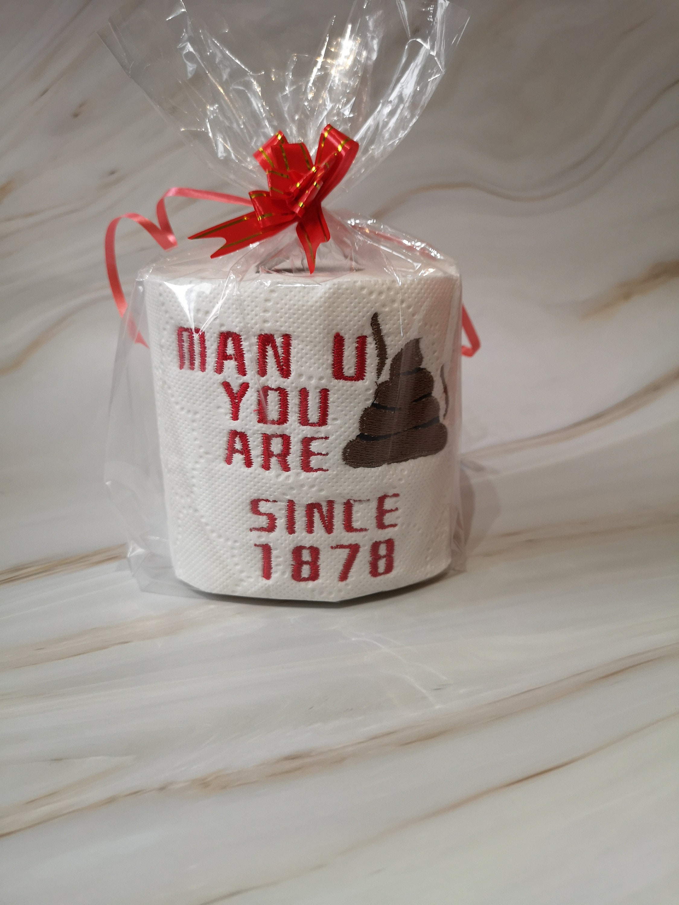 Manchester United Fan Gift Man Utd Fans Gift Toilet Paper Gift Novelty ...