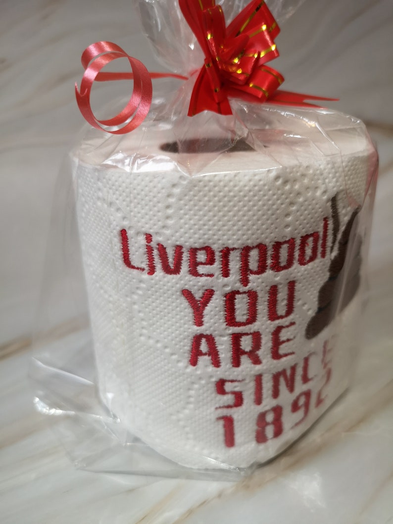 Liverpool Fan Gift Liverpool FC Fans Gift Toilet Paper Gift Novelty ...