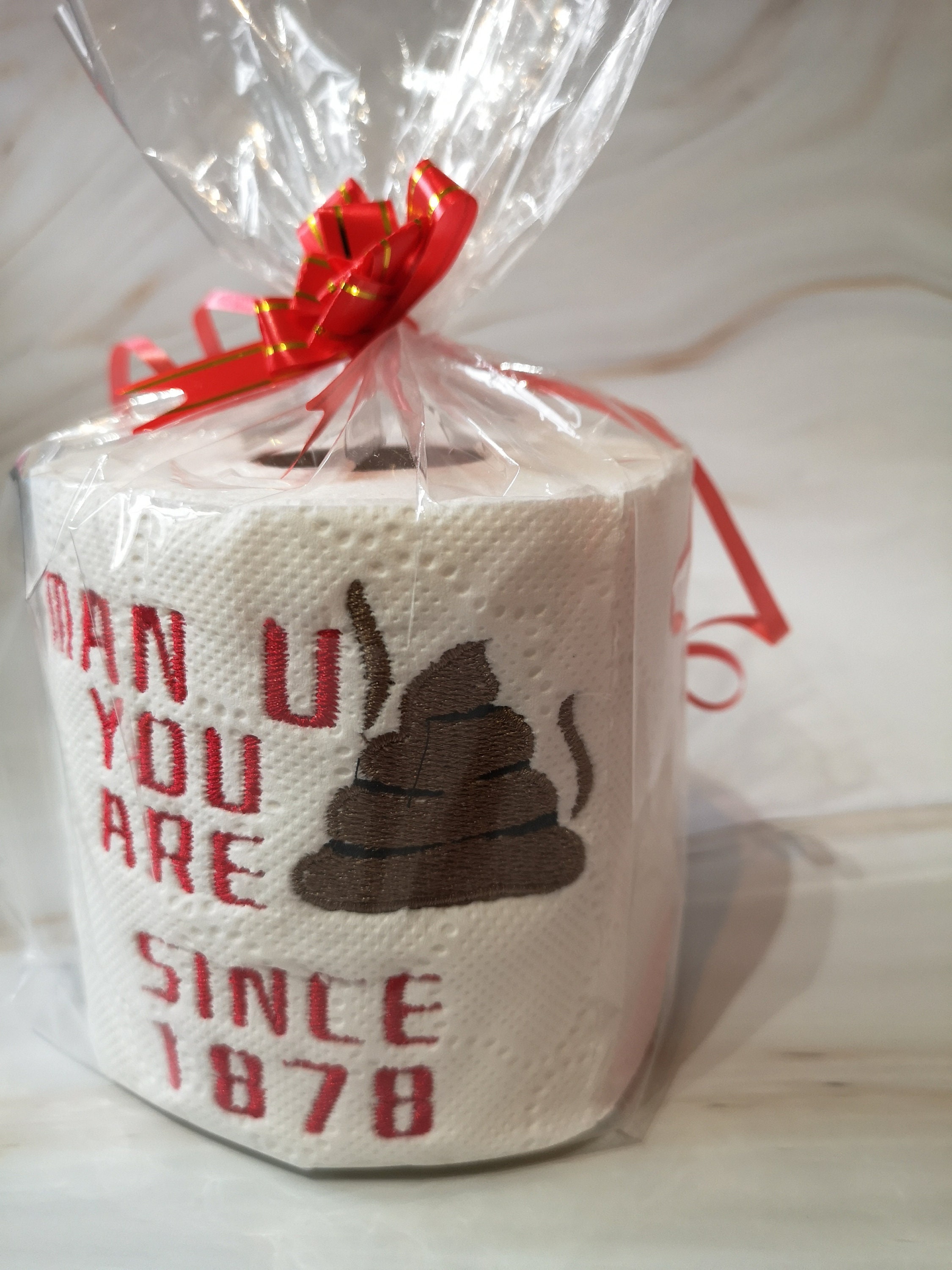 Manchester United Fan Gift Man Utd Fans Gift Toilet Paper Gift - Etsy UK