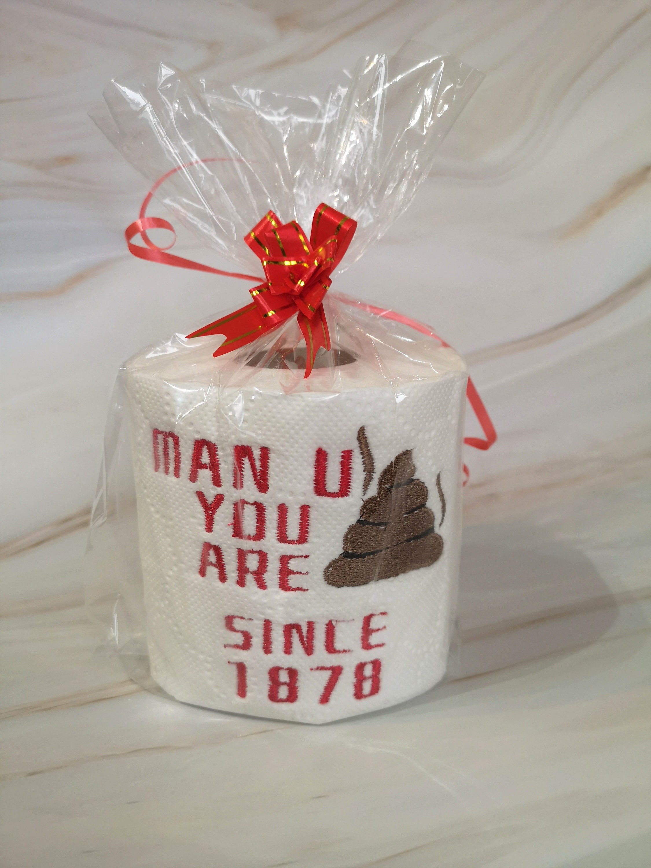 Manchester United Fan Gift Man Utd Fans Gift Toilet Paper Gift Novelty ...