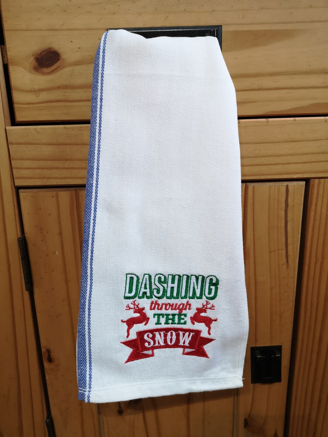 Set of 3 Christmas Chef Kitchen Towels, Christmas Gift for Mum, Festive ...