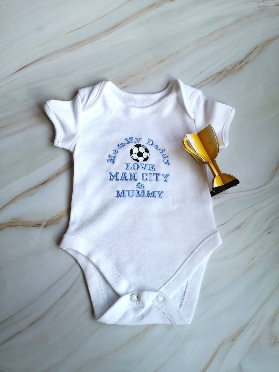Manchester City Baby Bodysuit, Man City Babygrow, Manchester City Baby ...