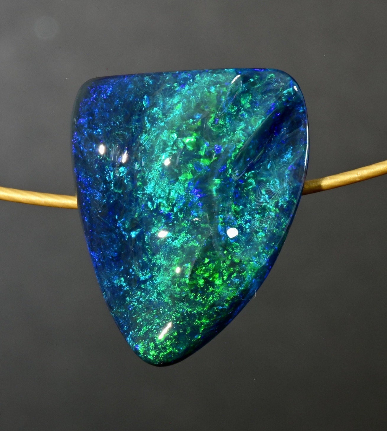 Blue Lightning Opal