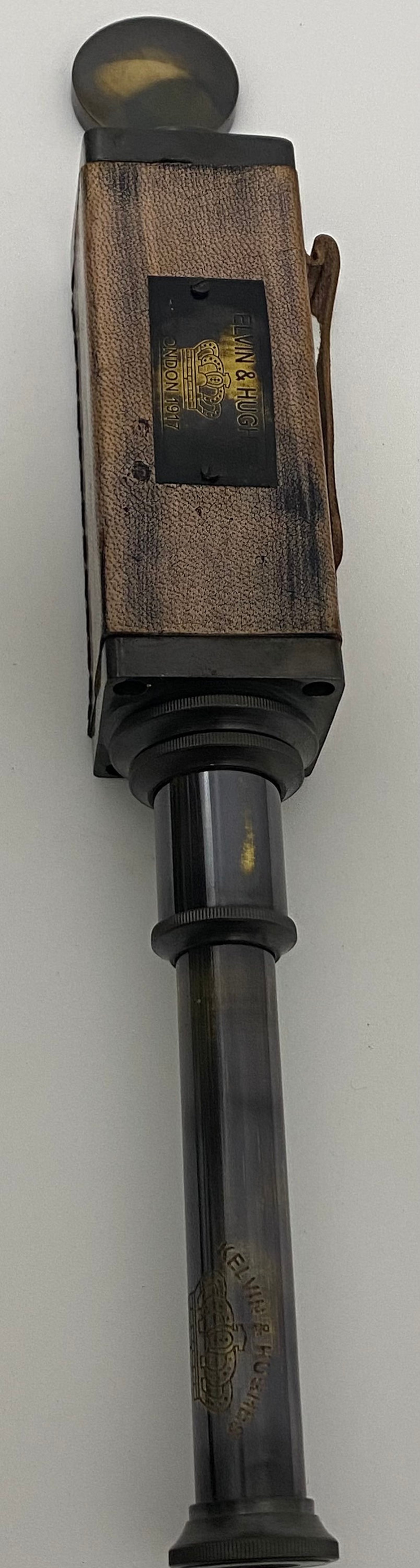 Brass Ship Telescope With Leather Antique Brass Nautical - Etsy UK