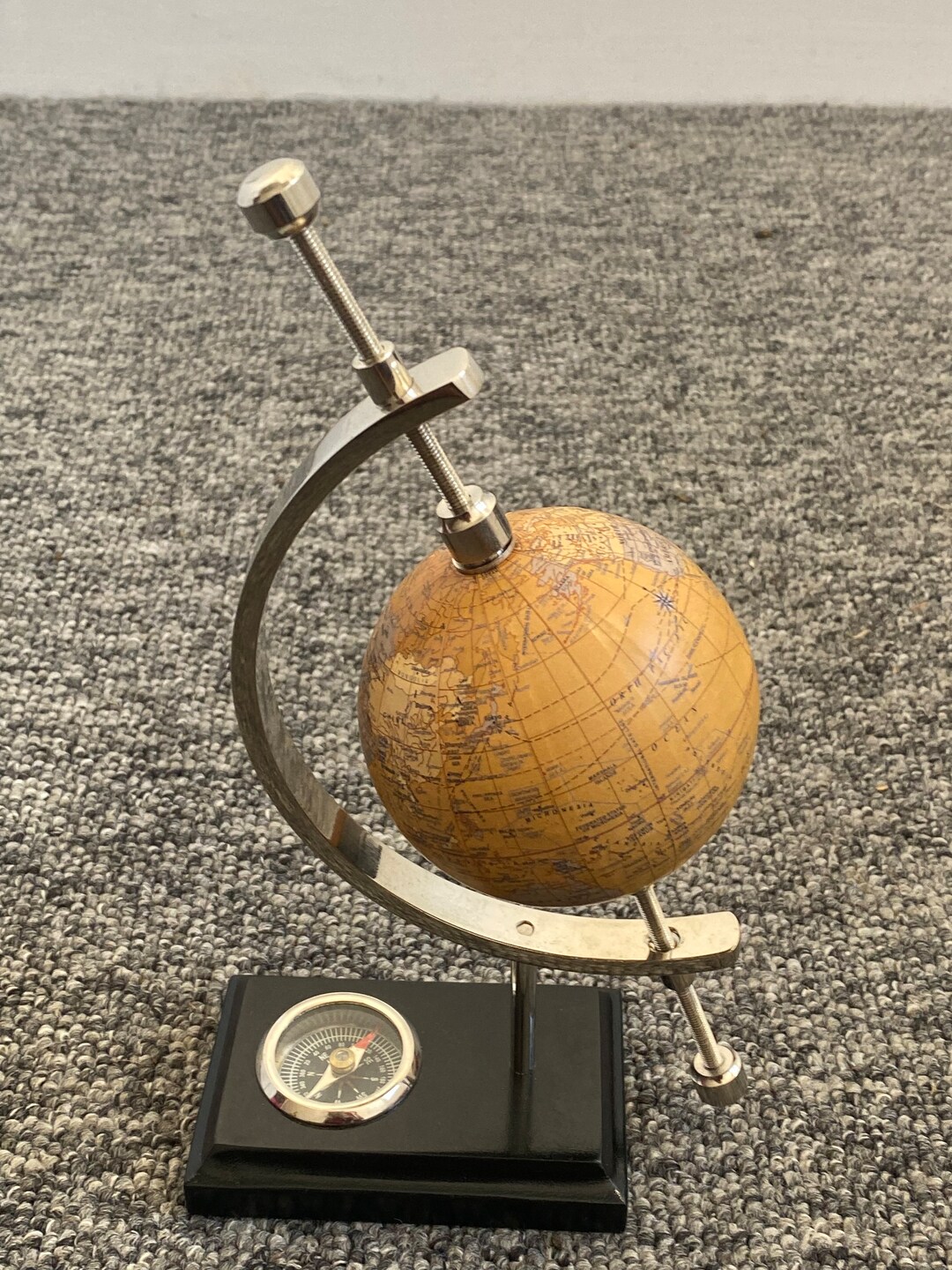 Brass Antique World Map Nautical Globe With Base Handmade - Etsy