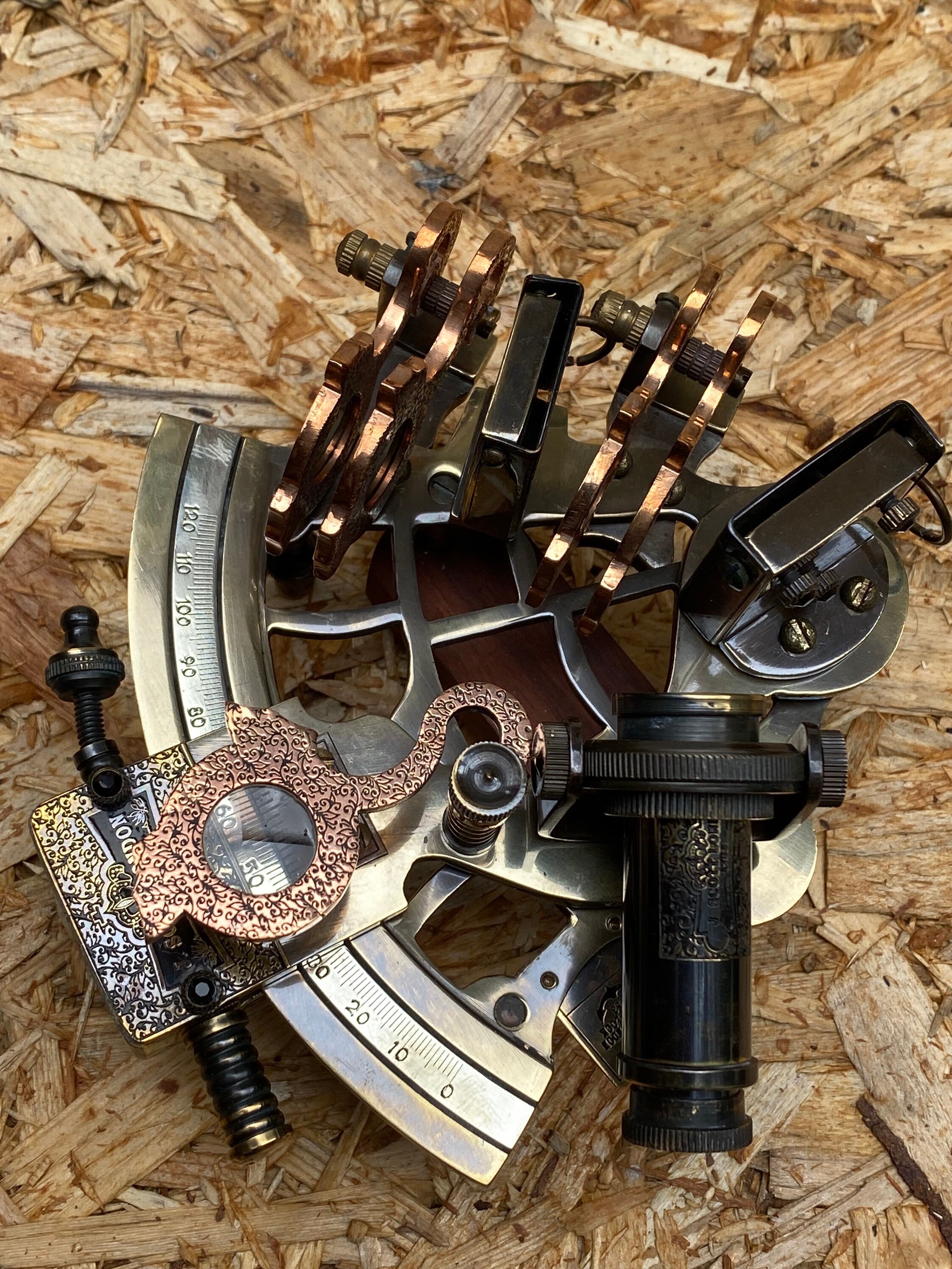 Messing Nautischer Sextant Messing Navigation Instrument - Etsy.de