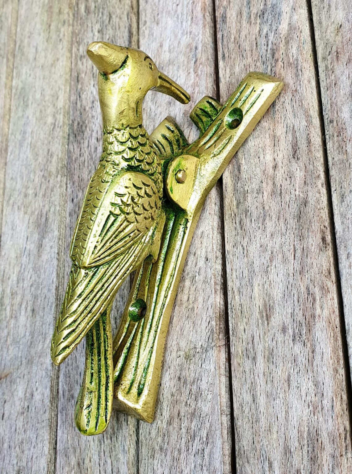 Woodpecker Bird Shape Doorbell Antique Victorian Style Solid - Etsy