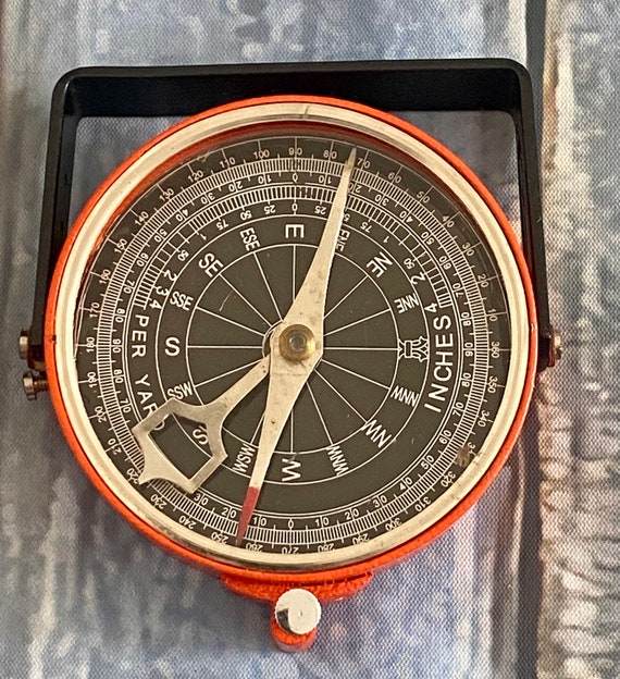 Vintage Antique Maritime Clinometer Brass Compass 3inch - Etsy
