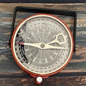 Vintage Antique Maritime Clinometer Brass Compass 3inch Compass With ...