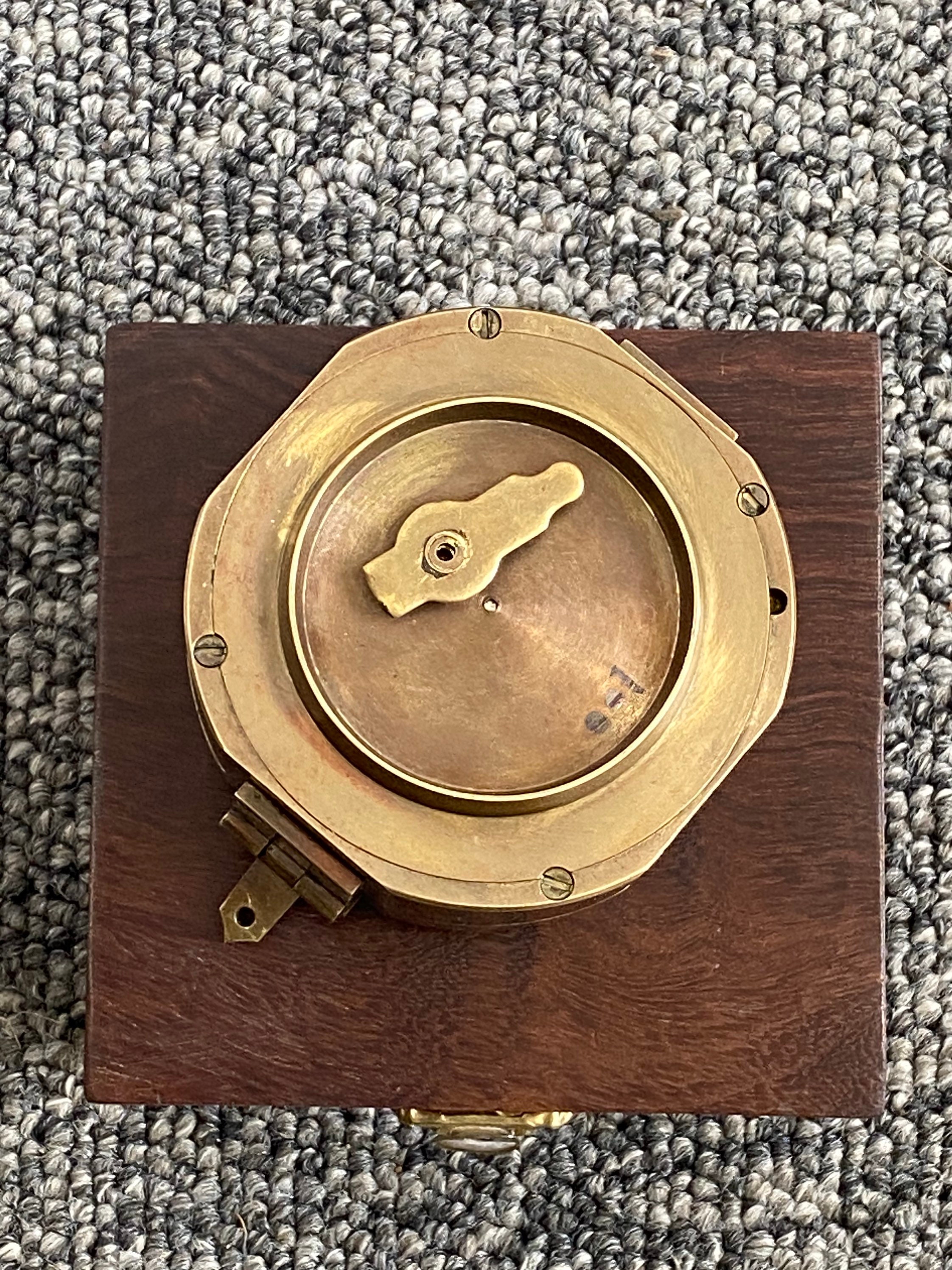 Antique Nautical Brass Brunton Vintage Compass Uk Stock Uk - Etsy