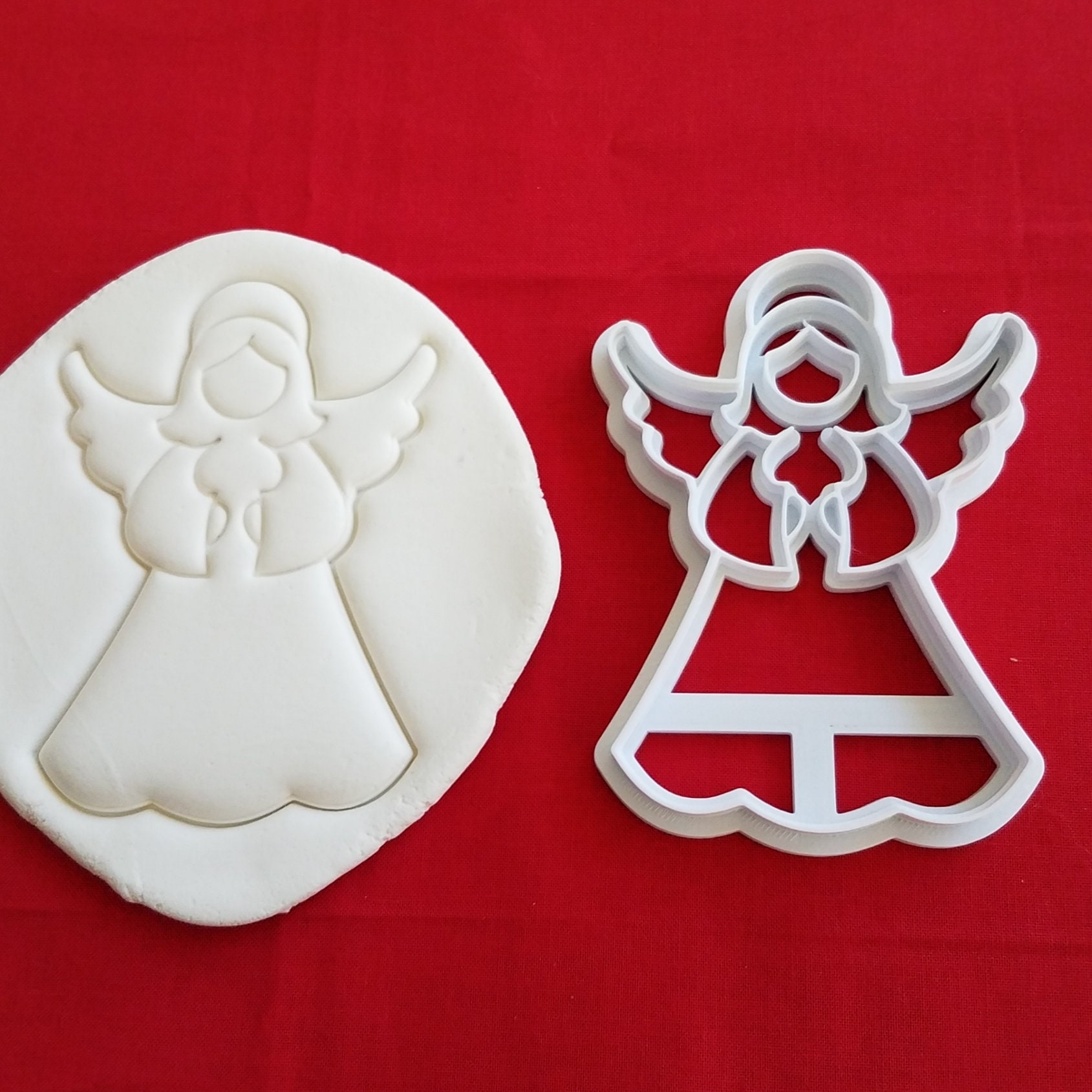 Angel Cookie Cutter 3D Printed With Food Safe Plastic Colors - Etsy