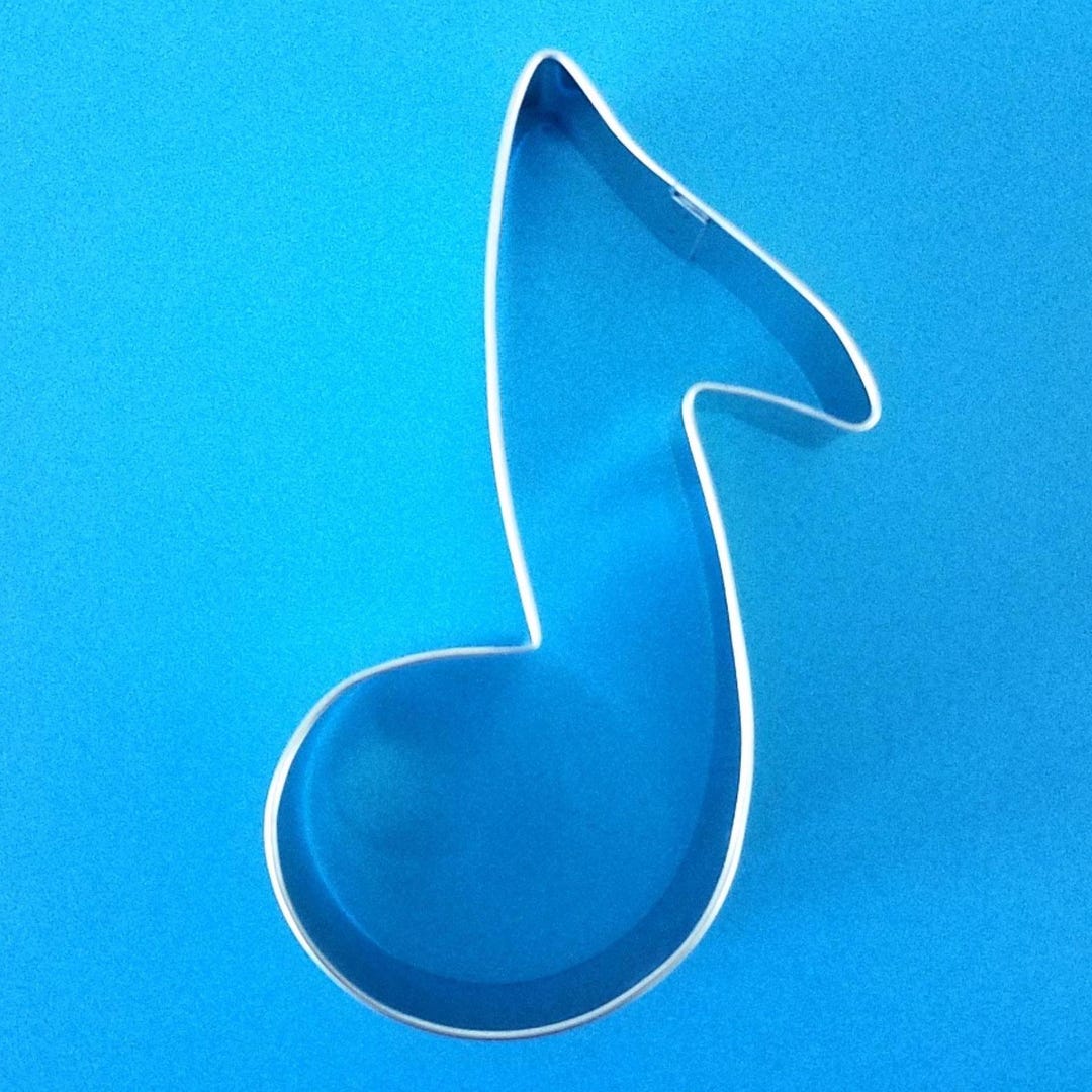5" Music Note Cookie Cutter Metal - Etsy