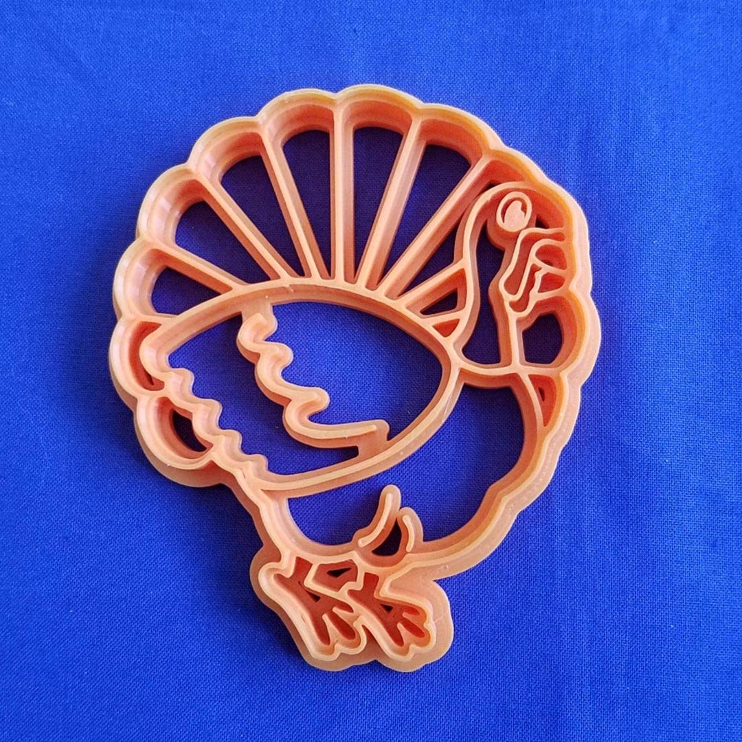 Turkey Cookie Cutter 3D Printed With Food Safe Plastic Colors May Vary ...