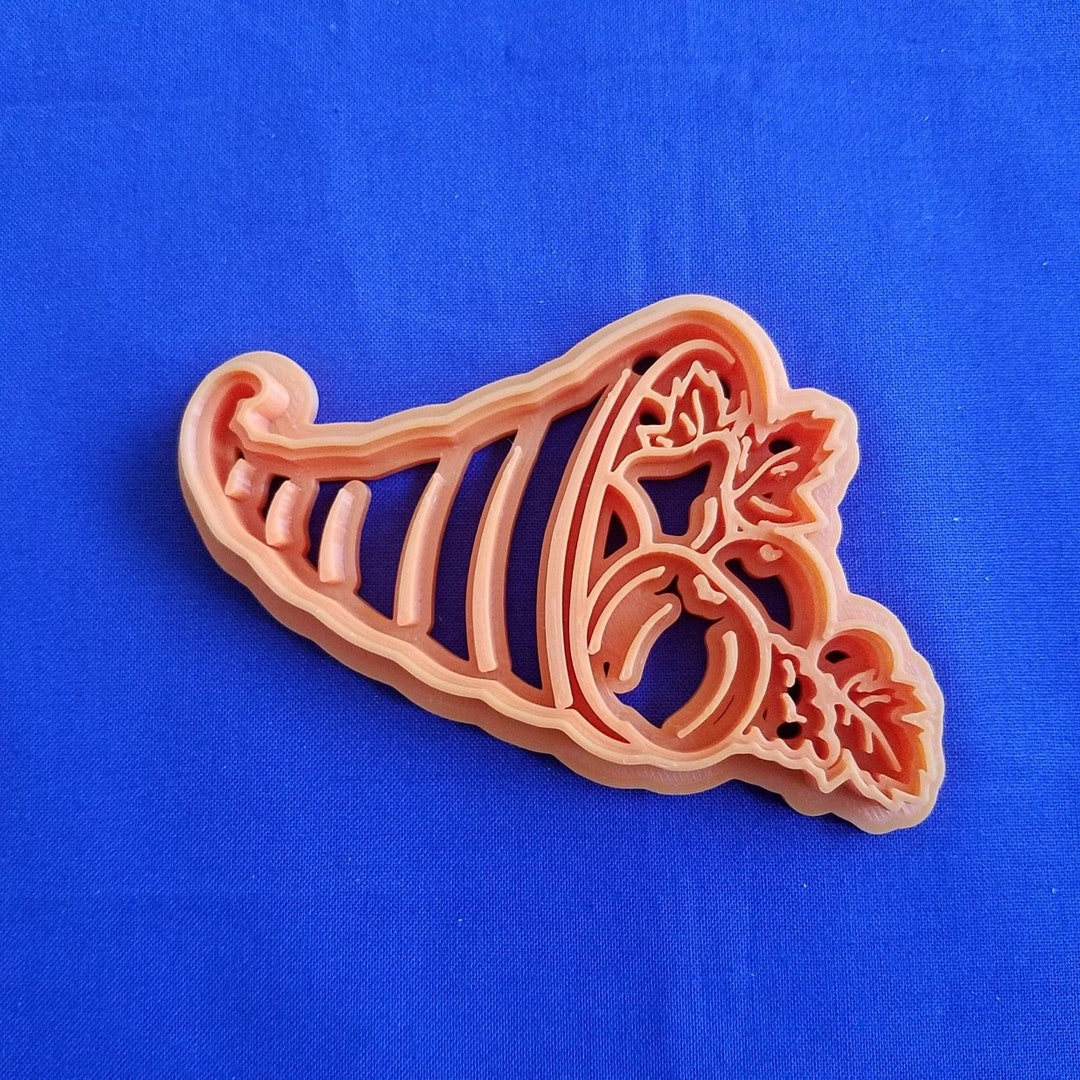 Cornucopia Cookie Cutter 3D Printed With Food Safe Plastic Colors May ...