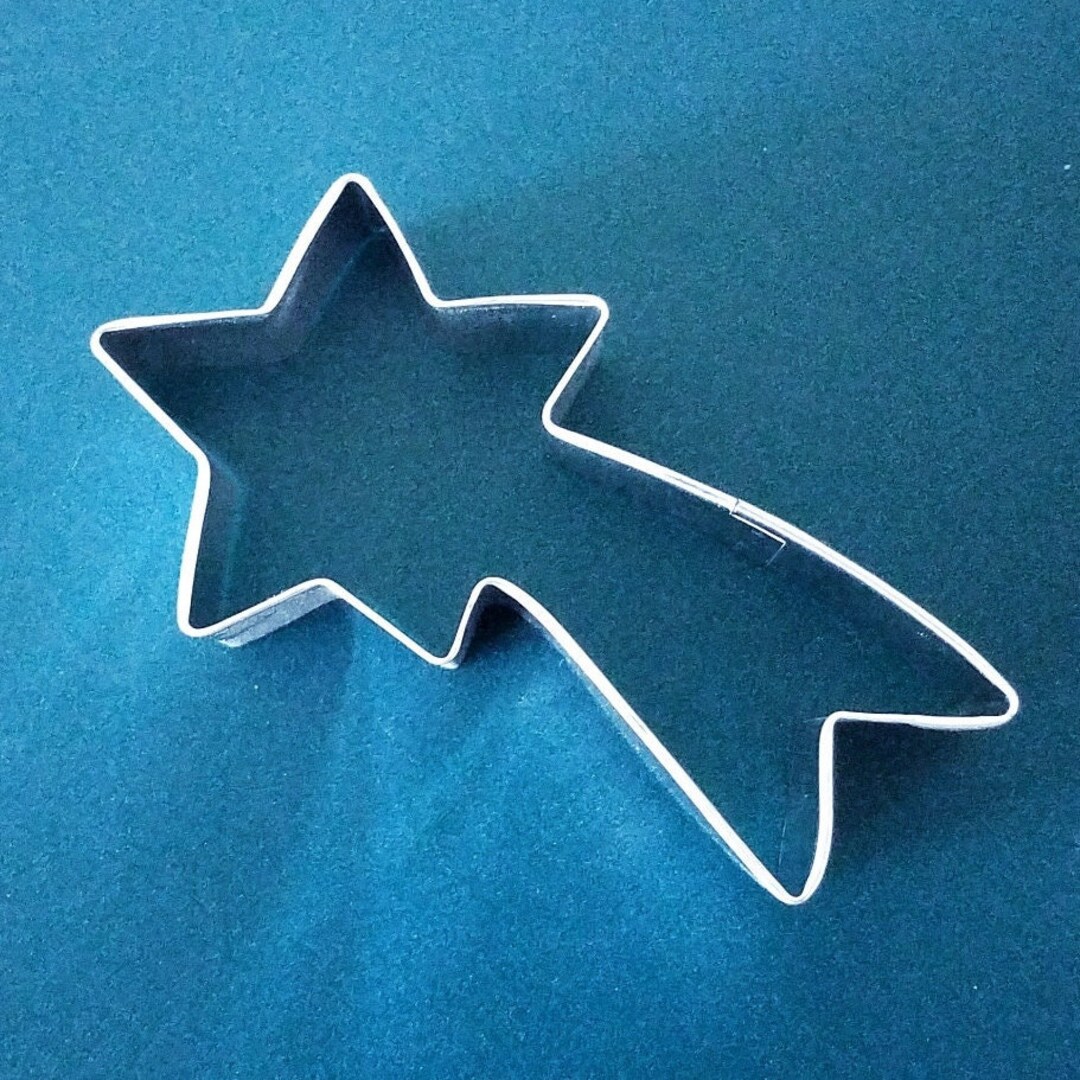 4" Shooting Star Cookie Cutter Metal - Etsy