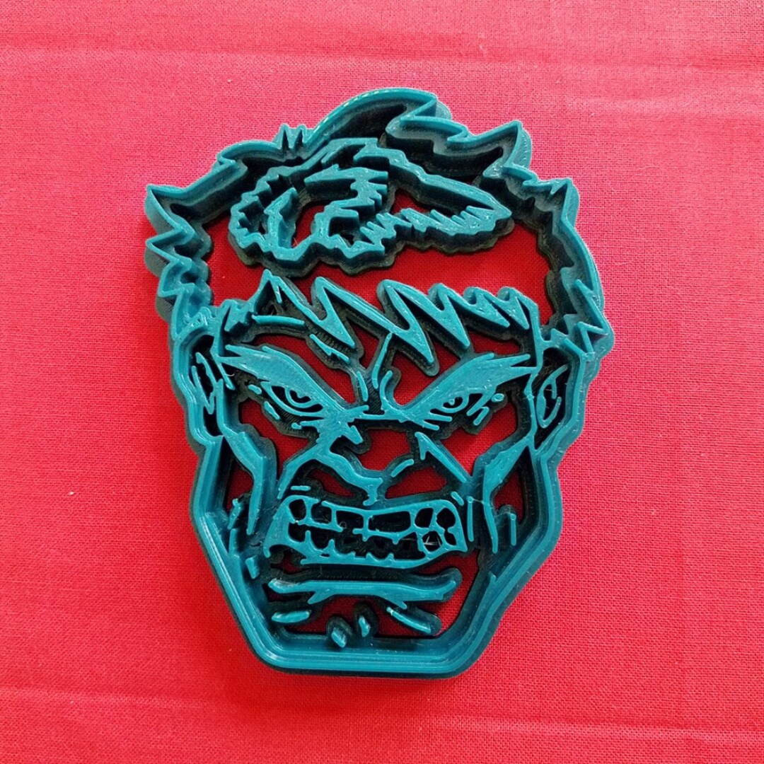 Incredible Hulk Inspired Cookie Cutter 3D Printed With Food - Etsy