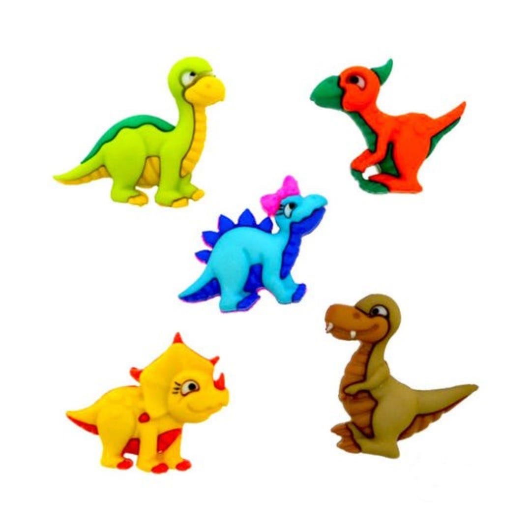 Dress It up Buttons Dinosaurs Dino-mite Jesse James Embellishments ...