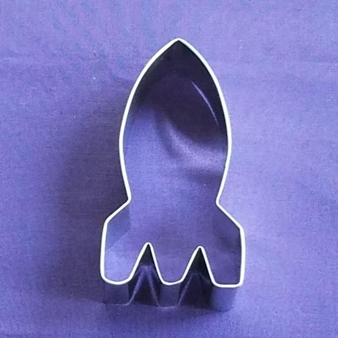 4" Rocket Ship Cookie Cutter Metal - Etsy